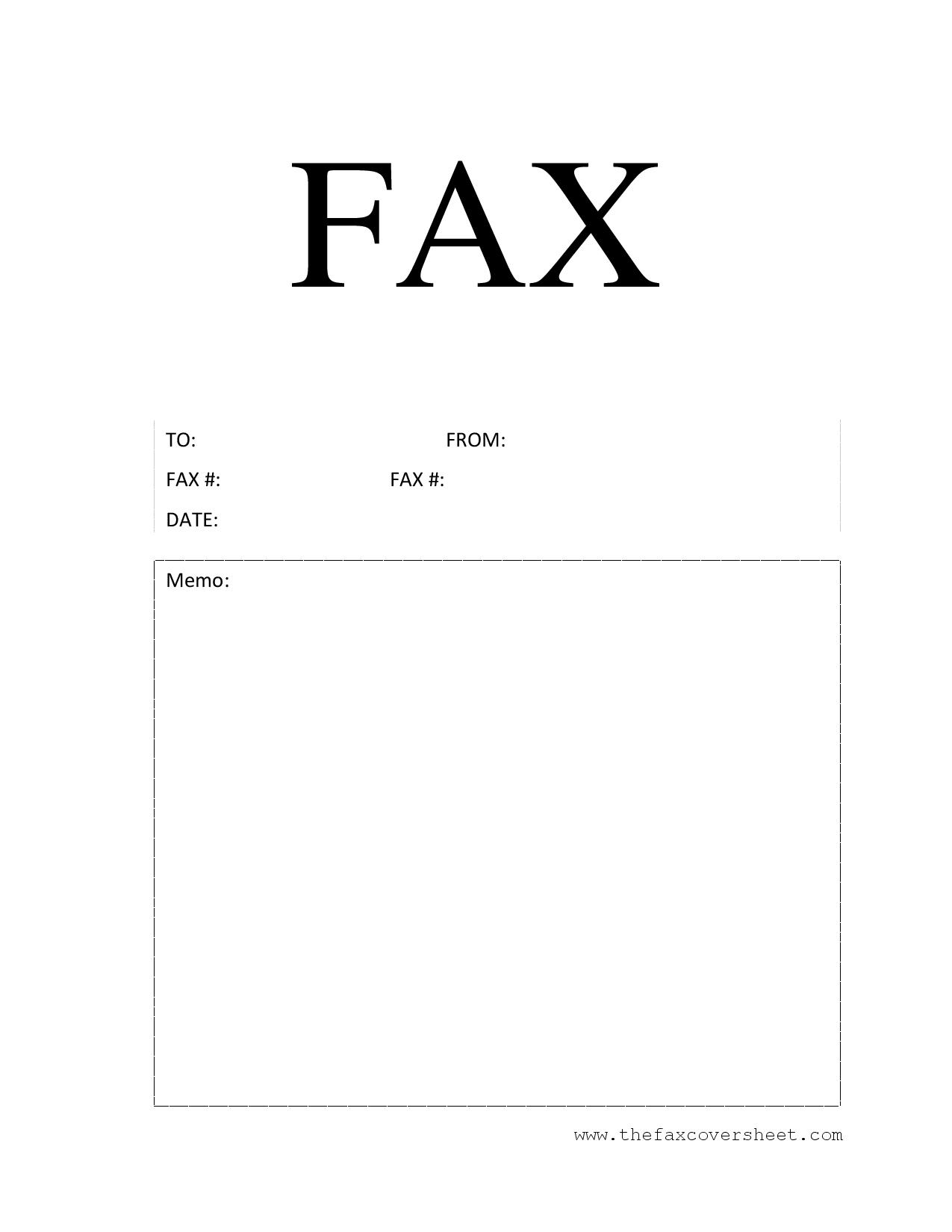 Editable Fax Cover Sheet Template Free Pdf Word